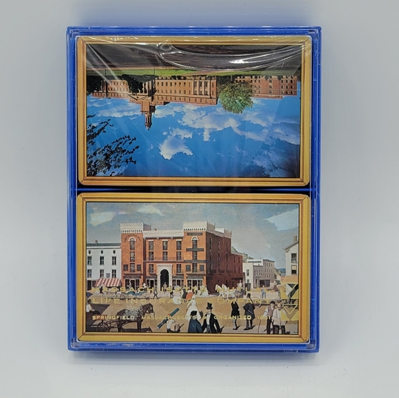 Games | Massmutual Vintage Playing Cards Set Springfield Ma Scenes 1 ...